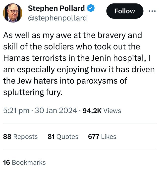 Jewish Chronicle editor reaches new extraordinary low - Dorset Eye