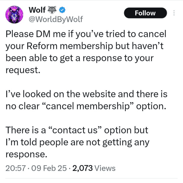 Reform UK Members Complain That They Cannot Cancel Their Membership ...
