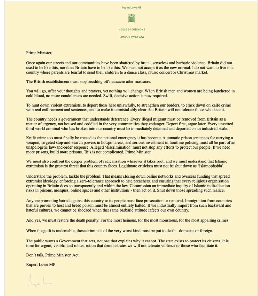 The Letter That Proves That Rupert Lowe Is Part Of The Real Disease ...